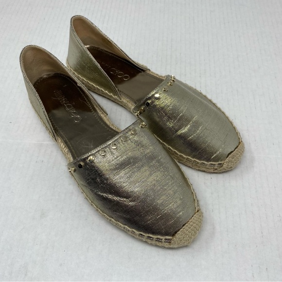 Jimmy Choo | Shoes | Jimmy Choo Womens Golden Metallic Lame Dreya ...